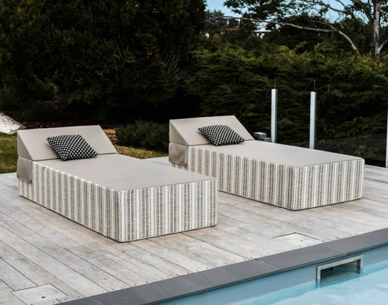 Bed Paloma pour Plages & Piscines · Waterproof · Gasparini Collection